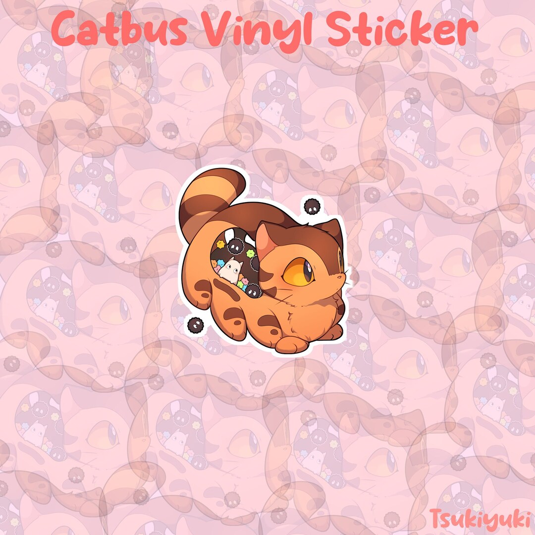 Catbus Sticker My Neighbor Vinyl Laptop Decal Perfect on a - Etsy