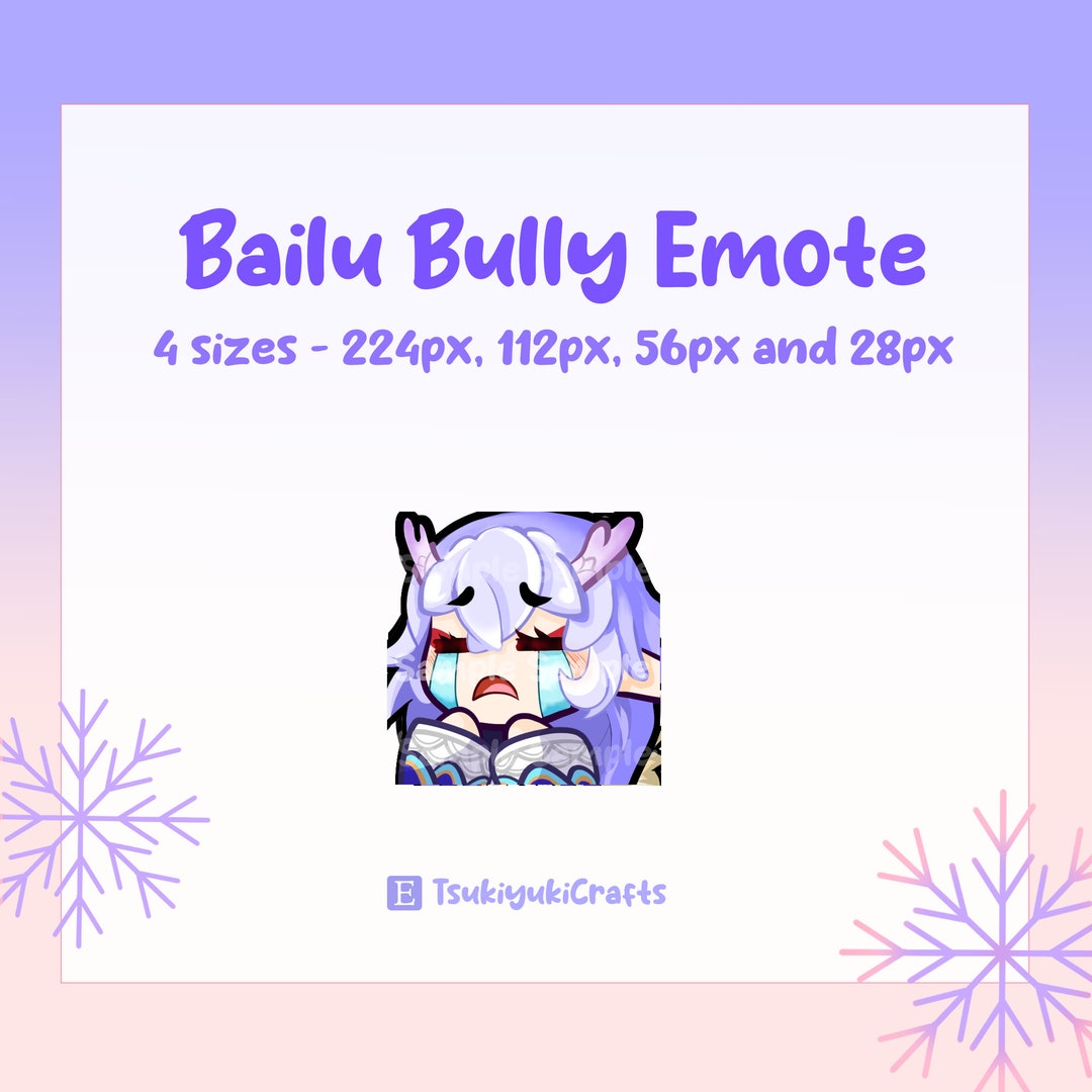 Bailu Bully Emote Honkai Star Rail Emote for Twitch/discord - Etsy