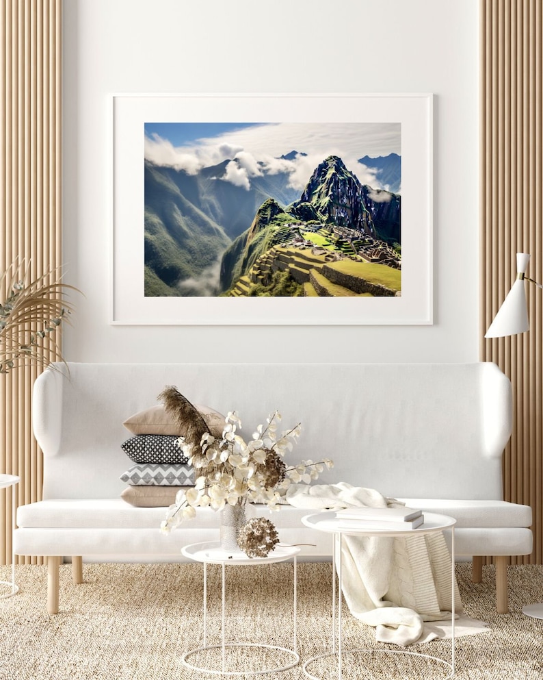Machu Picchu Digital Download, Incan Architecture Photograph, Peruvian ...