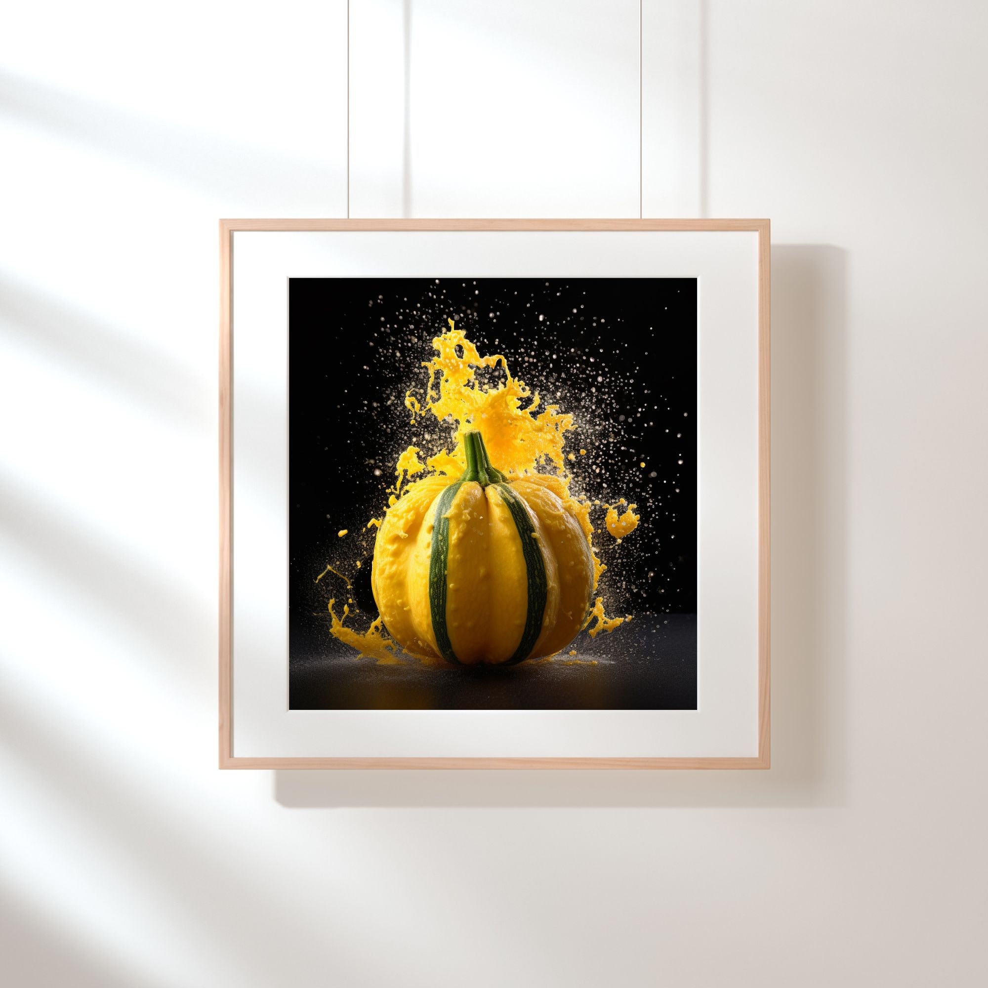 Food Photography Digital Download Summer Squash Wall Art Close-up ...
