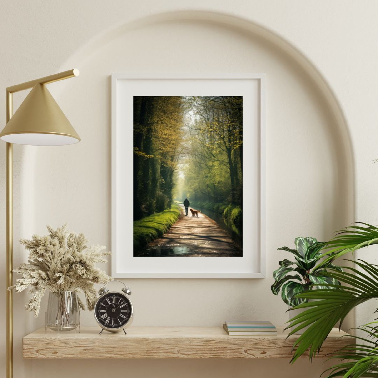Springtime Walking Path, Morning Stroll Image , Beautiful Peaceful ...