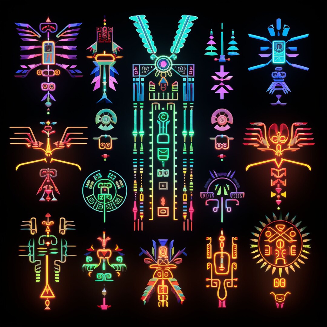 Native American Symbols Digital Download Graphic Art - Etsy