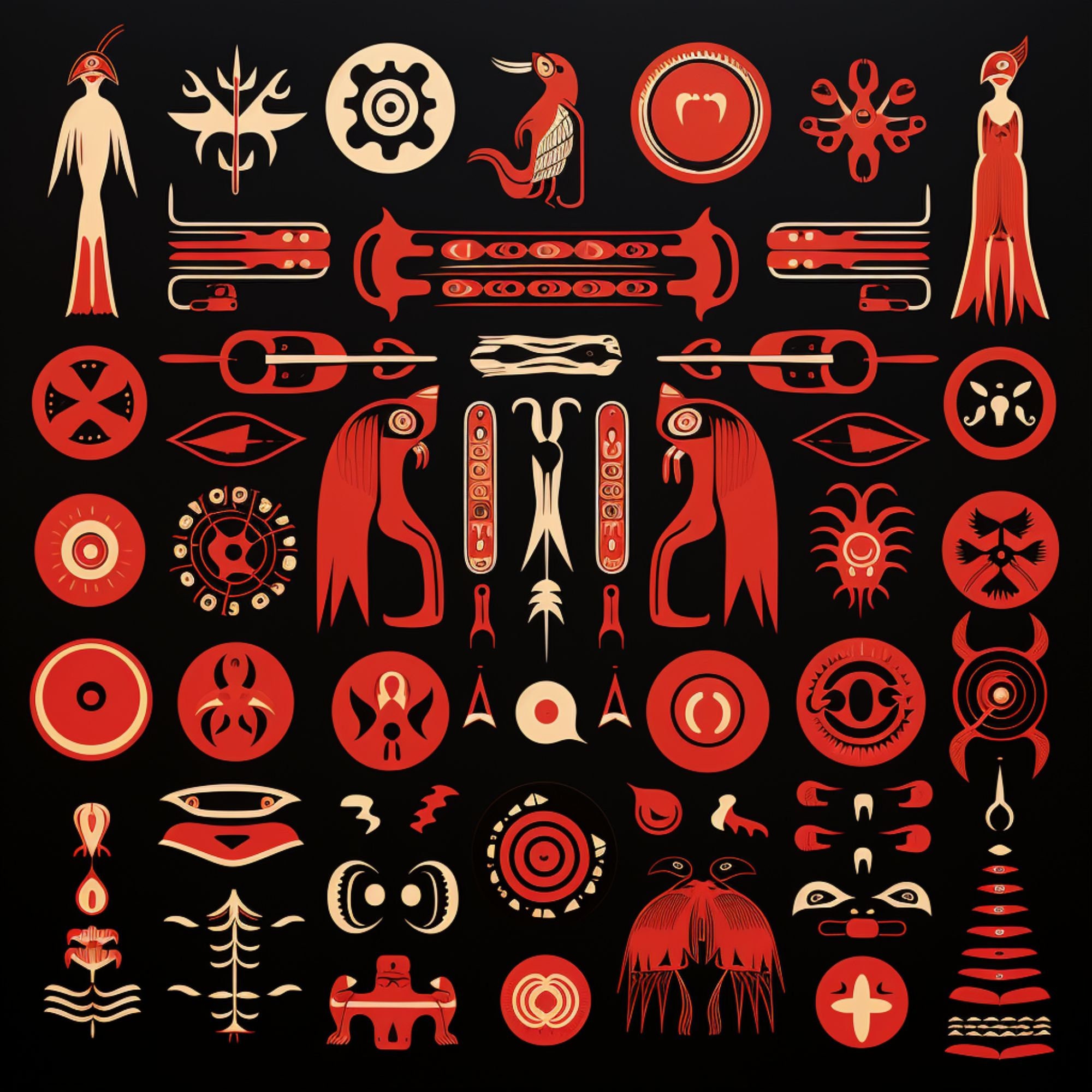 Native American Symbols Digital Download Graphic Art - Etsy