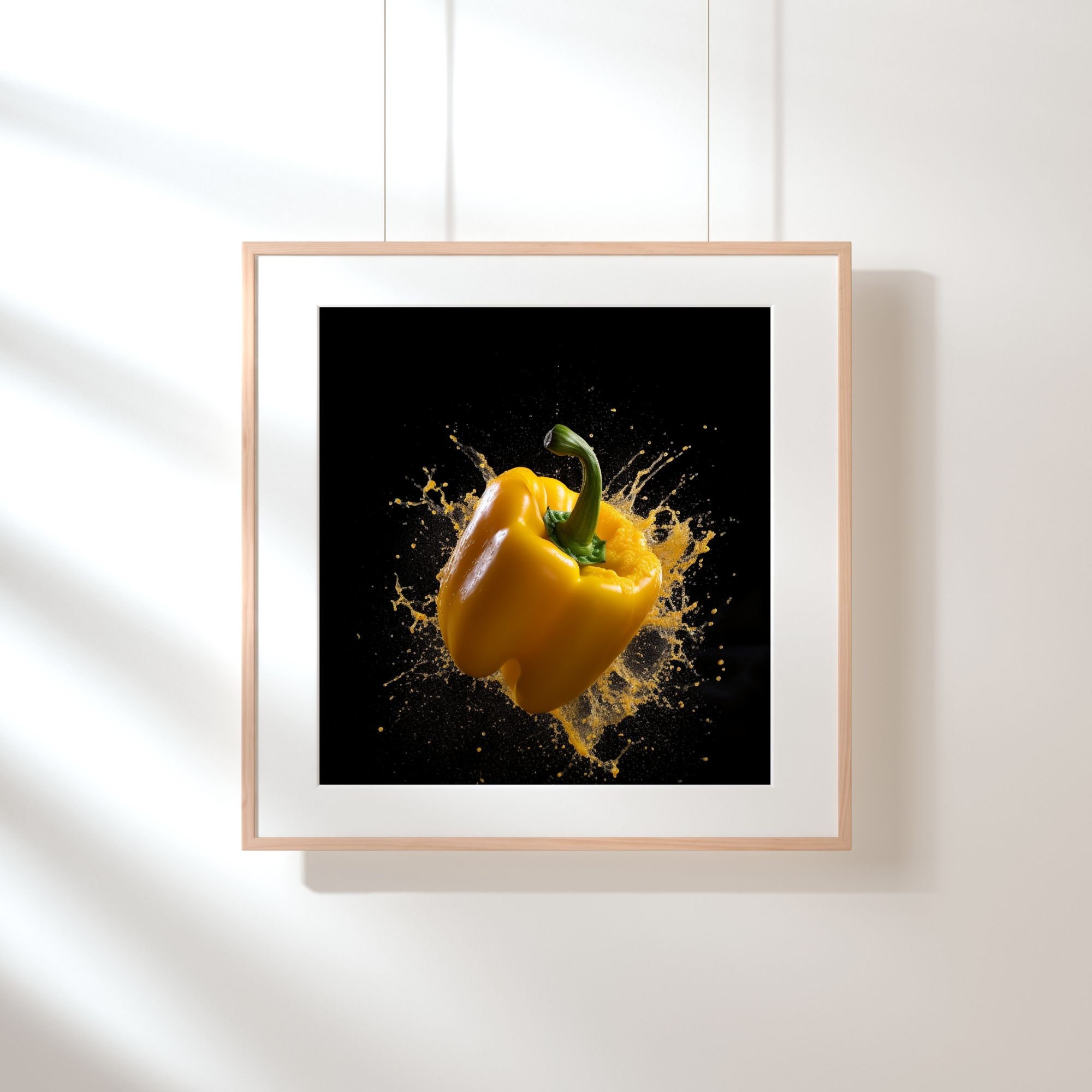 Food Photography Digital Download Orange Pepper Kitchen Art, Close-up ...