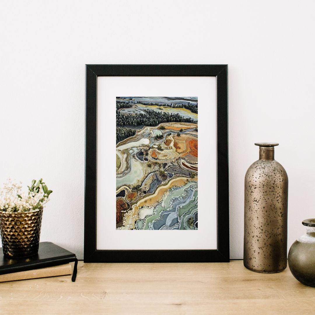 Aboriginal-inspired Landscape Art – Intricate Natural Earth Tone ...