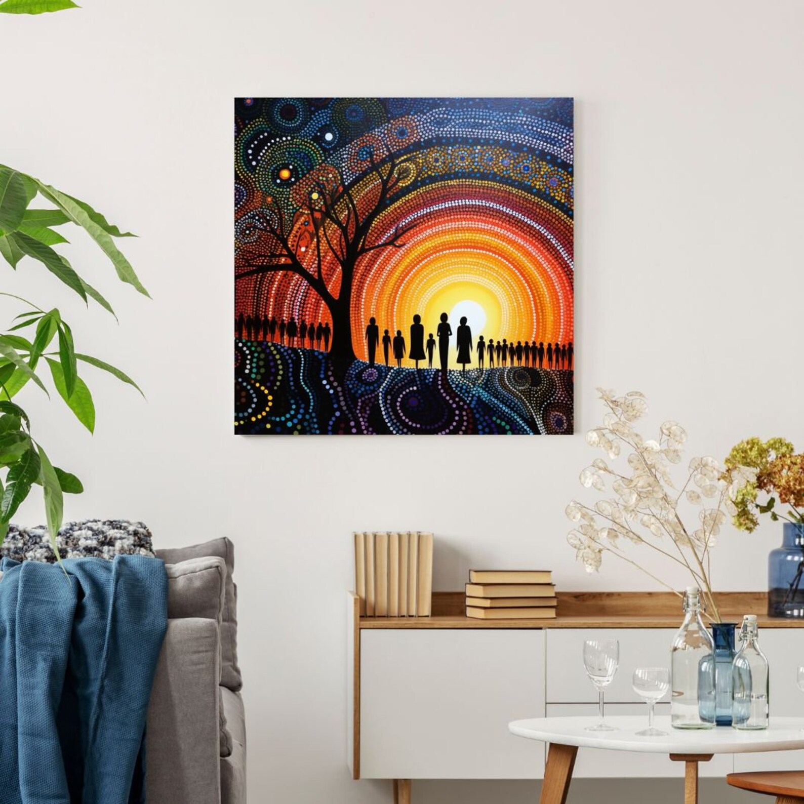 Aboriginal Design Inspired Digital Download Bright Vivid Colors ...