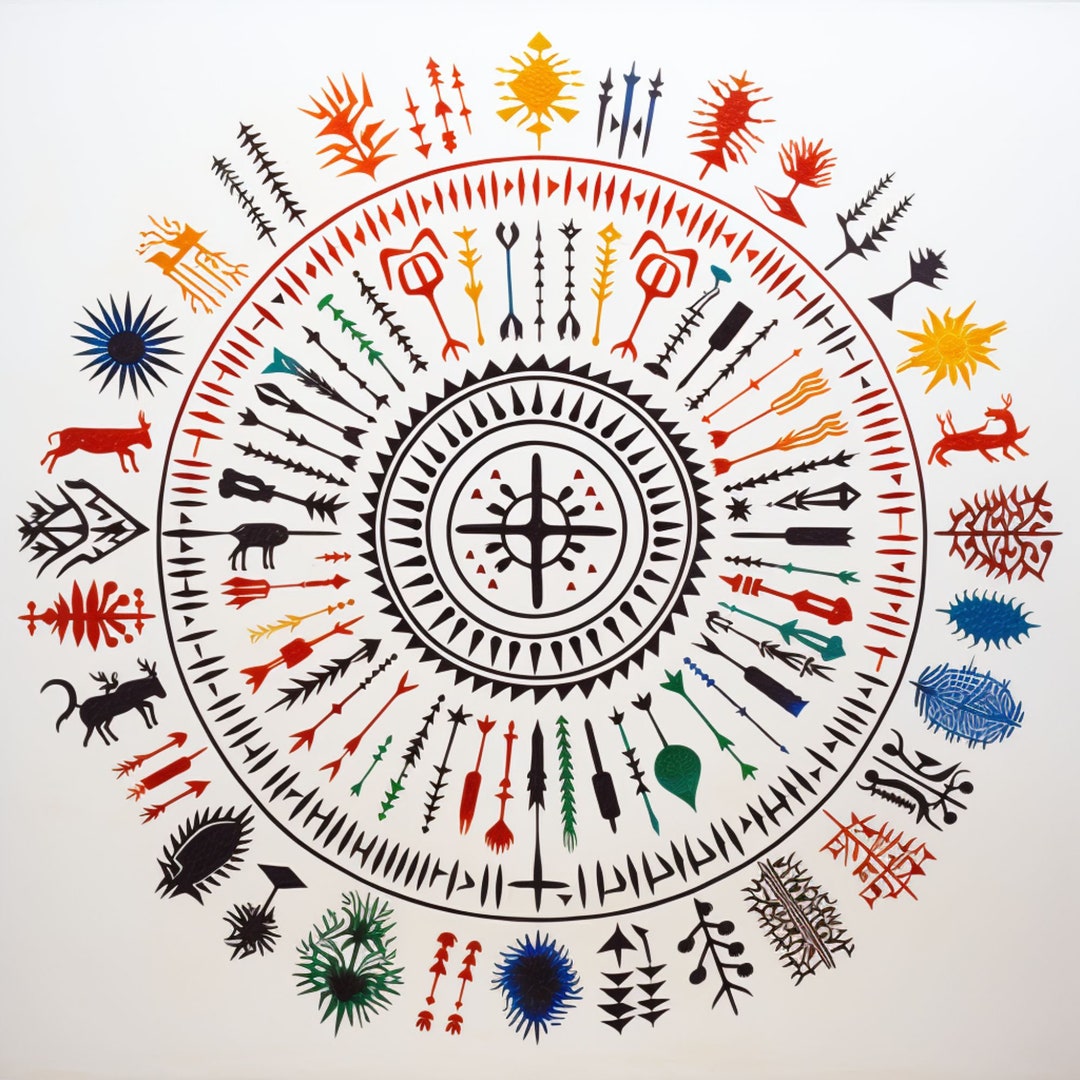 Native American Symbols Digital Download Graphic Art - Etsy