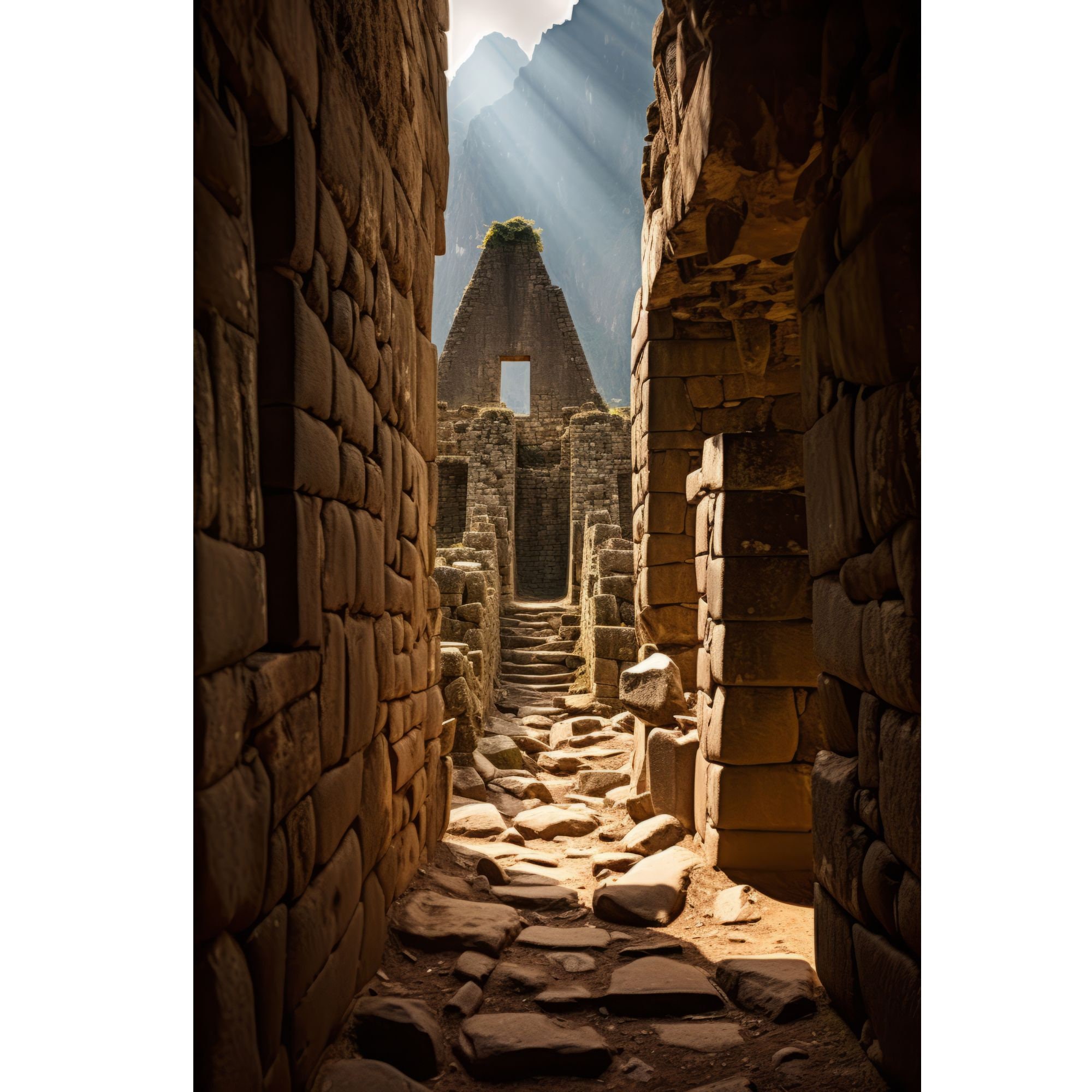 Machu Picchu Digital Download, Incan Architecture Photograph, Peruvian ...