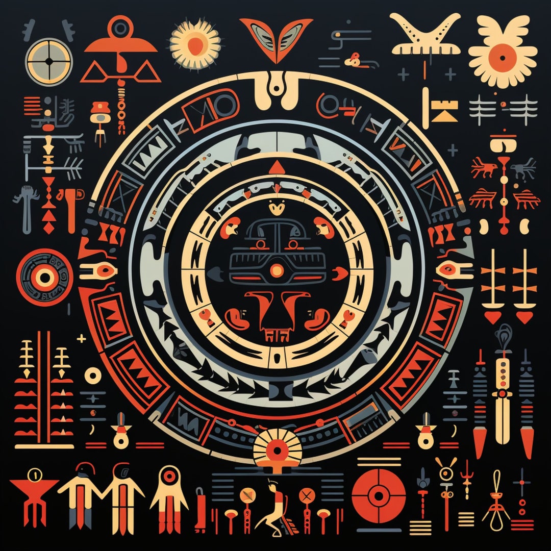 Native American Symbols Digital Download Graphic Art - Etsy