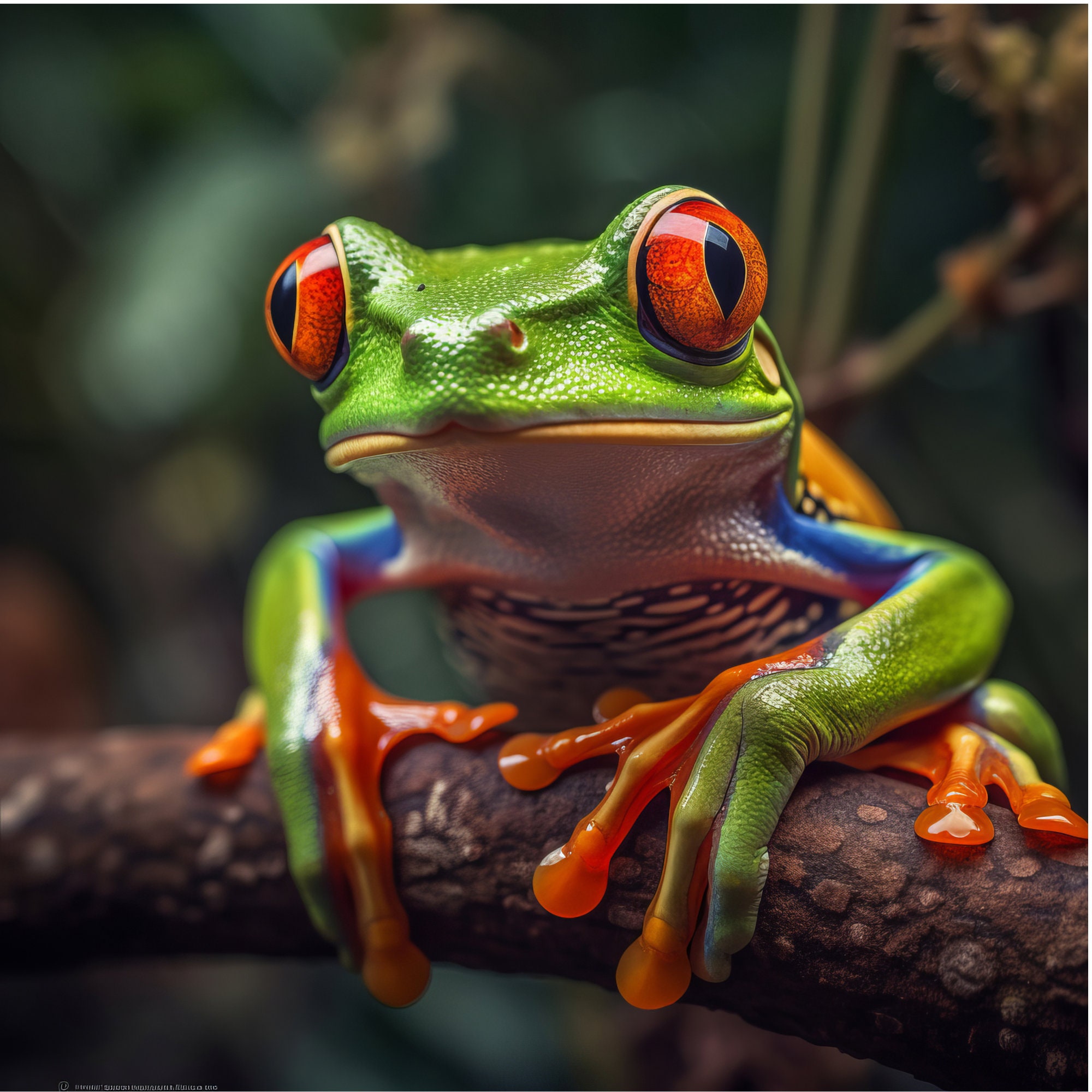 Tree Frog Photograph Close-up Digital Download, Nature Photography ...