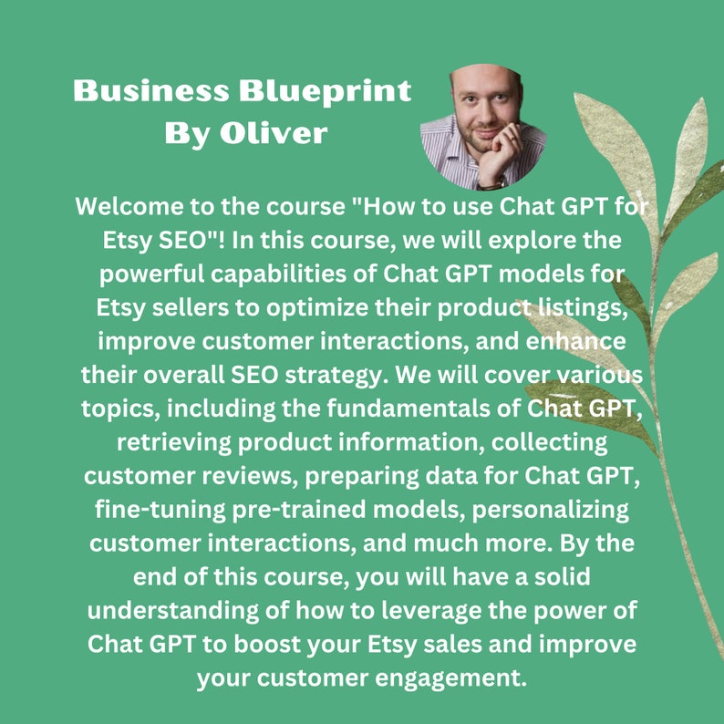 How to Use Chat GPT for Etsy SEO Guide for Beginner and - Etsy