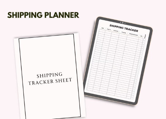 Shipping Tracker, Printable Download, Ship Tracker - Etsy