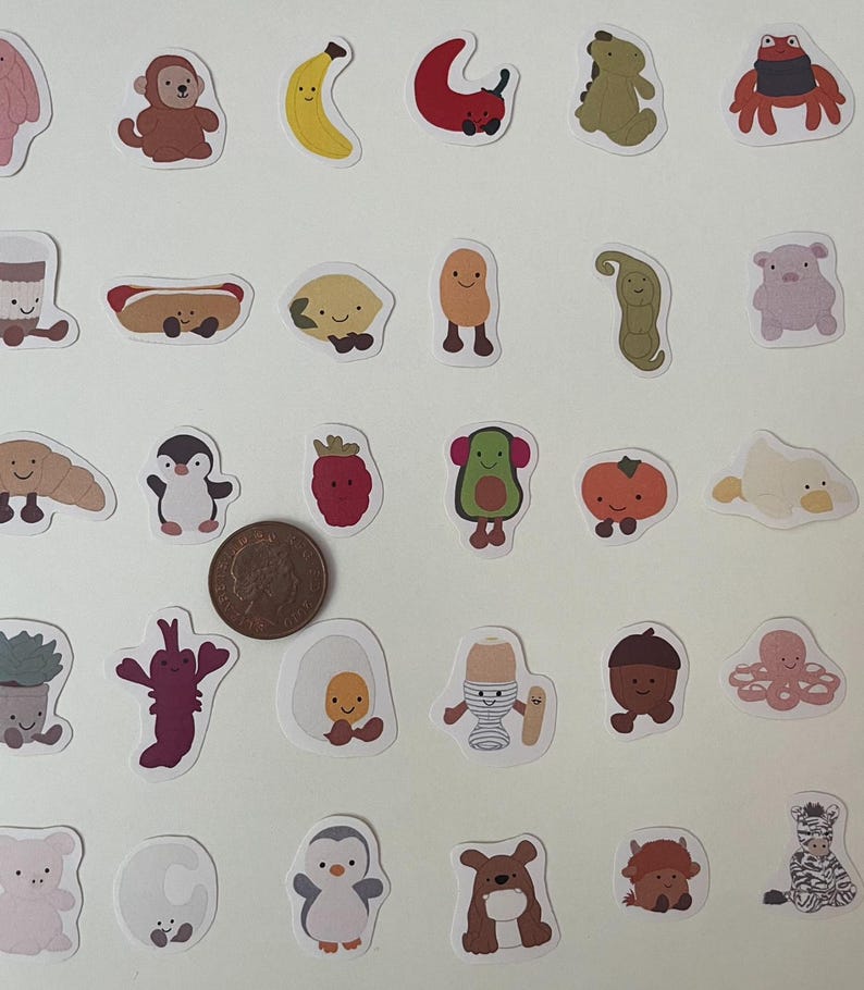 Jellycat Inspired Hand-drawn Stickers- NEW STICKERS ADDED!!! - Etsy UK
