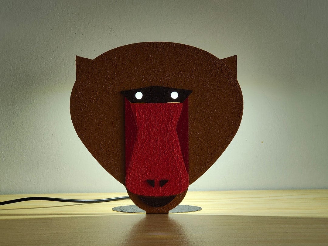 Monkey Desk Lamp Table Lamp Night Light Art Lamp. - Etsy