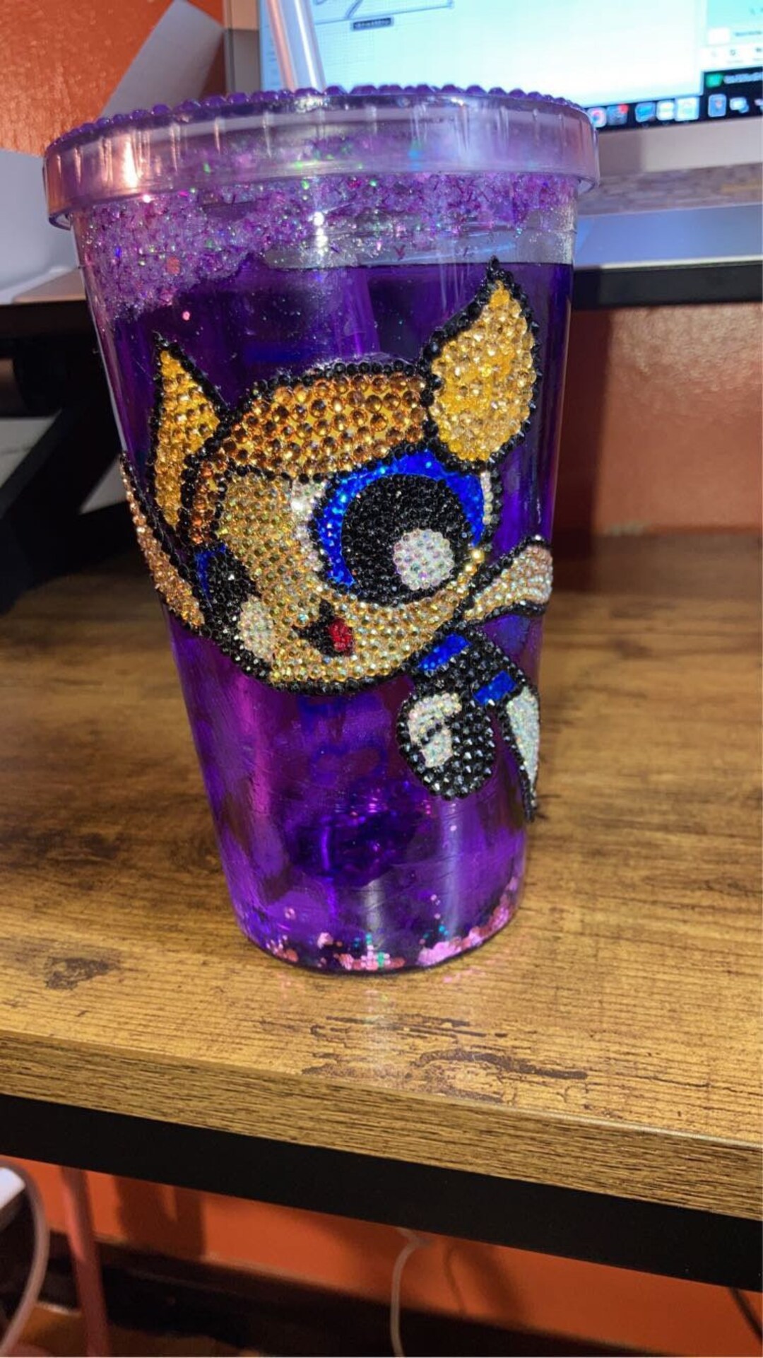 Bedazzled Powerpuff Bubbles Tumbler Personalized With Name of Your ...