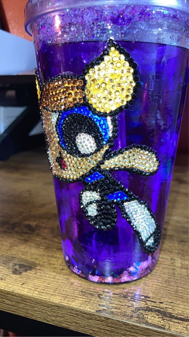 Bedazzled Powerpuff Bubbles Tumbler Personalized With Name of Your ...