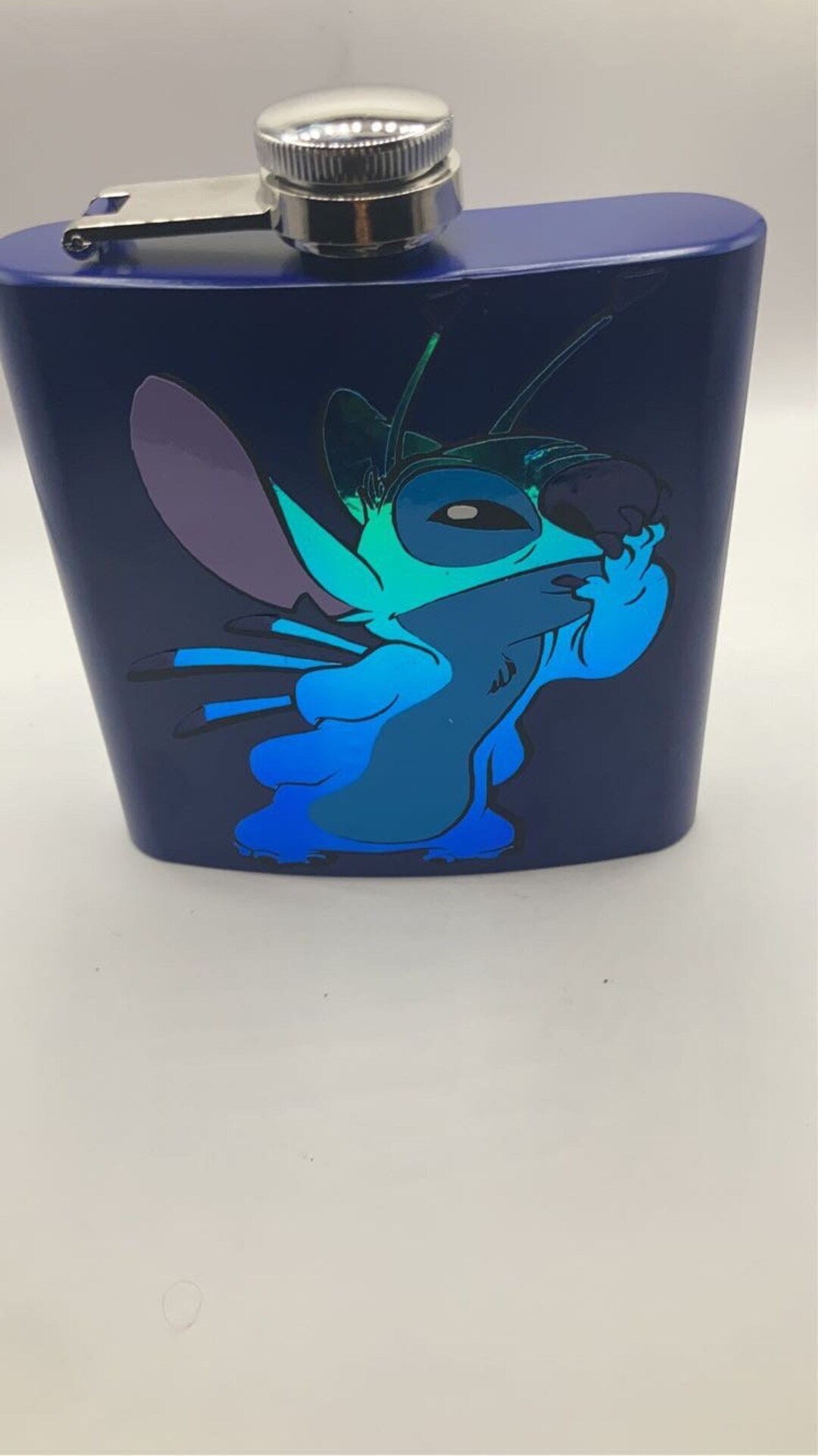 Holographic Flask With Stitch - Etsy