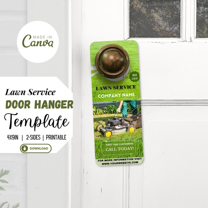 Lawn Service Hangers - Etsy