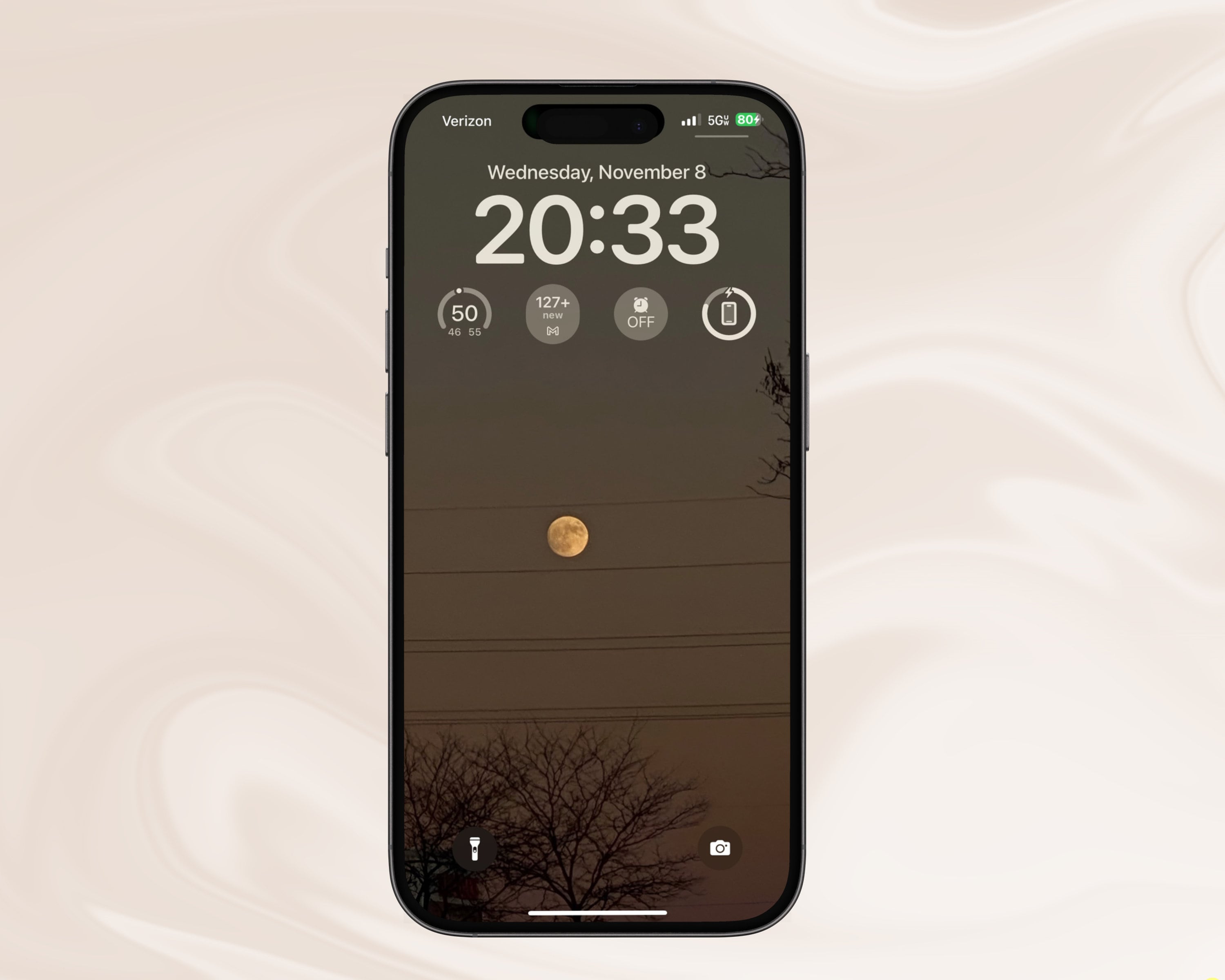 Full Moon Night Sky Lock Screen Saver - Moon Phase Phone Wallpaper ...