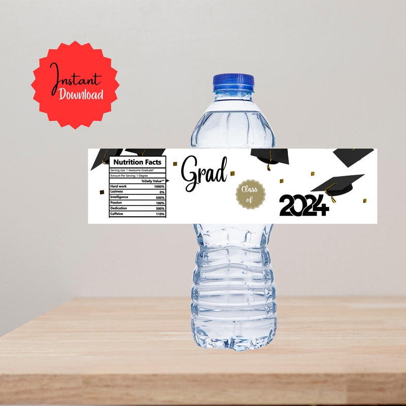 Graduation Water - Etsy