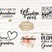 Grandma SVG, Blessed Grandma SVG, 6 Cut File Bundle, Cricut, Grandma ...