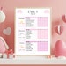 Daily Checklist | Printable | Kids Checklist | Pink Chore Chart | Daily ...