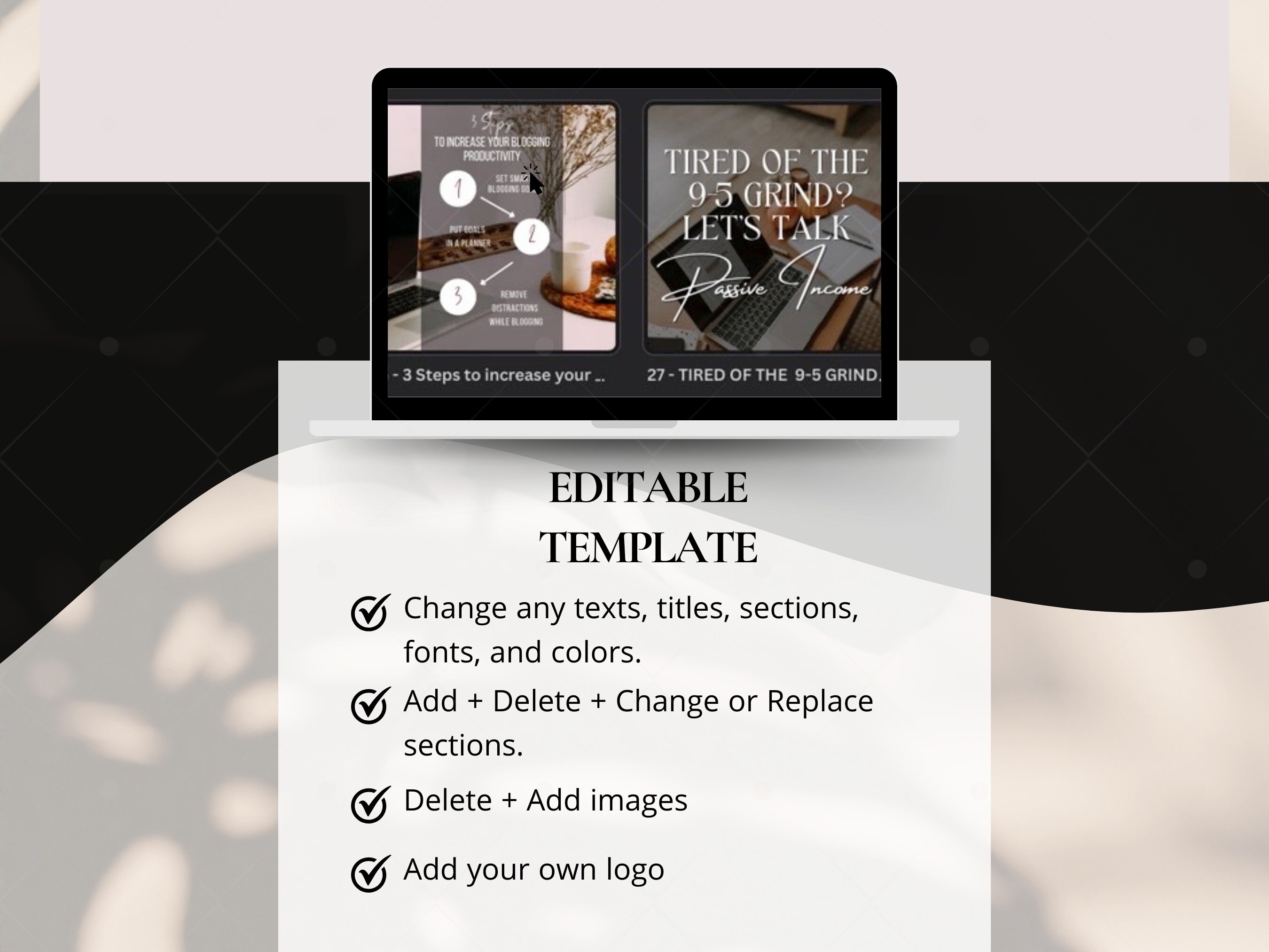 Faceless Instagram Account | Story Template | Coaching | Digital ...
