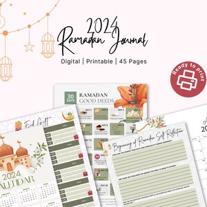 2024 Ramadan Journal | Quran Journaling | Islamic Digital Journal - Etsy