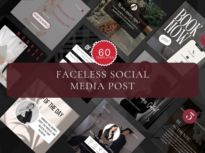 Faceless Instagram Account | Story Template | Coaching | Digital ...