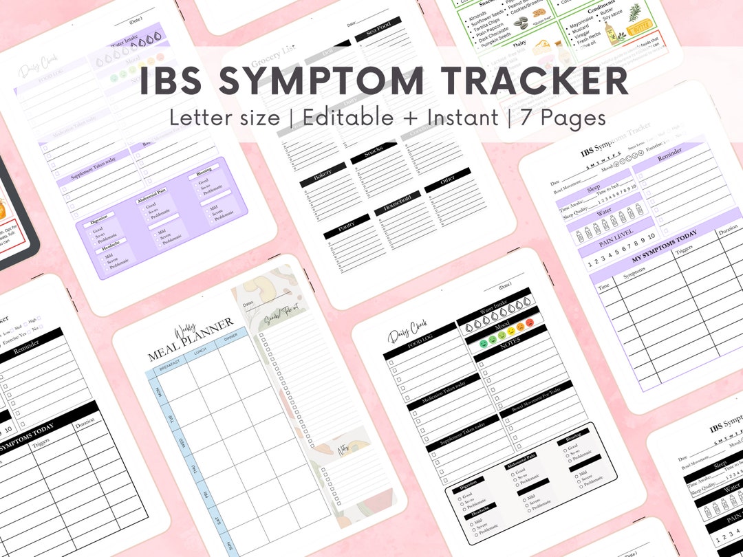 Fodmaps Guide, IBS Food List, IBS Inflammation, Symptoms Tracker, IBS ...