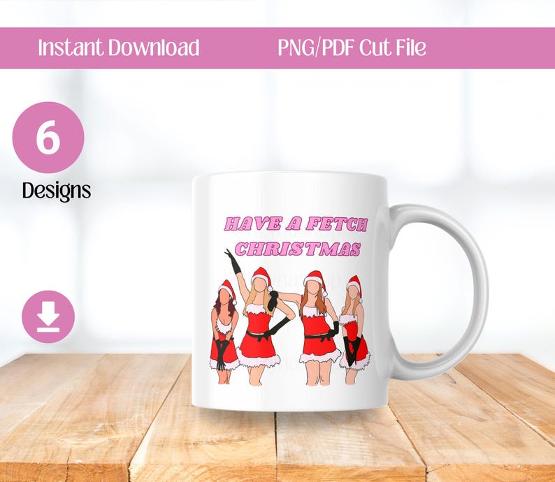 Have A Fetch Christmas Png Cut File, Christmas Png Print Designs, Mean ...