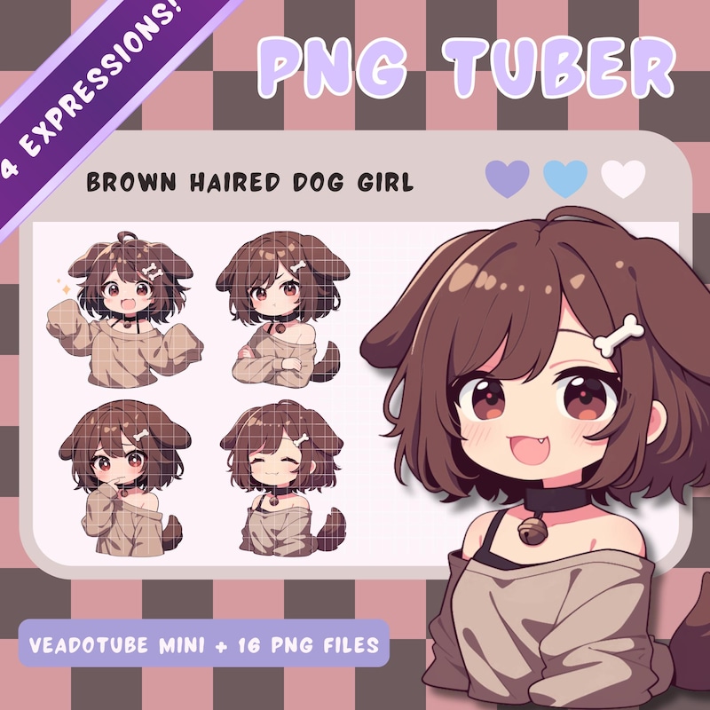 Chibi Vtuber Puppy - Etsy
