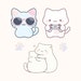 20 PNG SVG Kawaii Clipart Set - Kawaii Clipart, Kawaii Cat Clipart ...