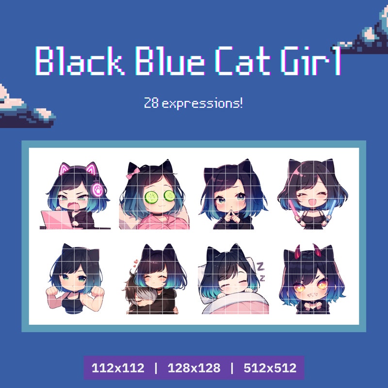 Black Cat Sticker Green Eyes - Etsy UK