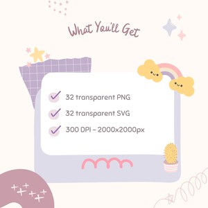 32 PNG SVG Kawaii School Supplies Clipart - Teacher Clipart, Kawaii ...