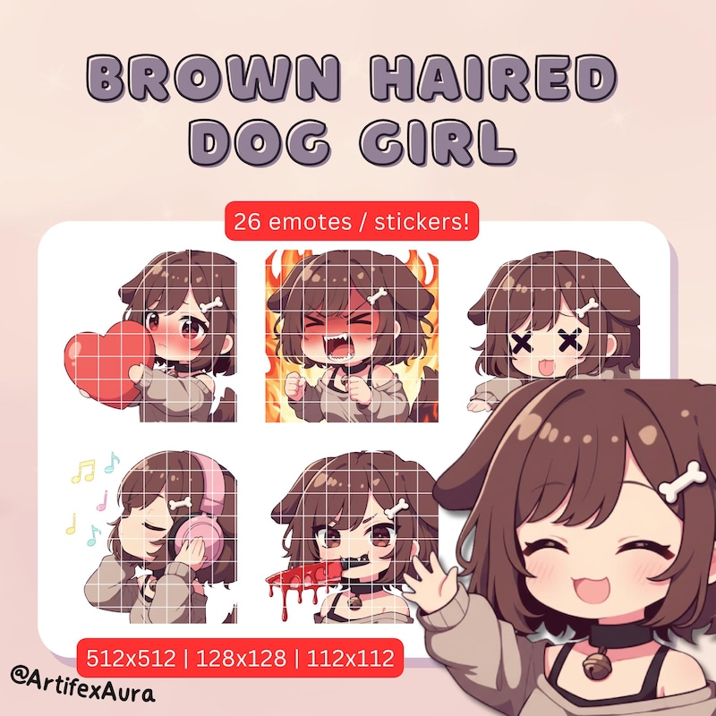 Anime Brown Girl Stickers - Etsy