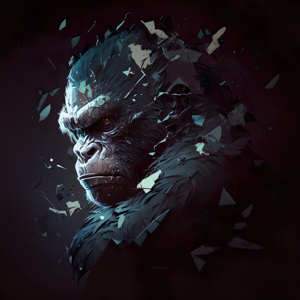 Ape Illustration - Etsy