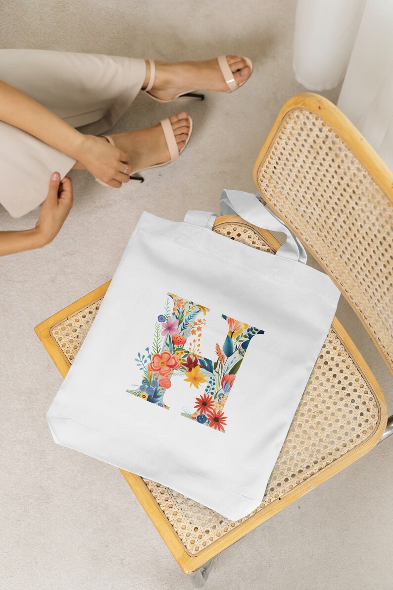 Floral H Graphic Transparent Letter Graphic Printable Art, Aesthetic ...