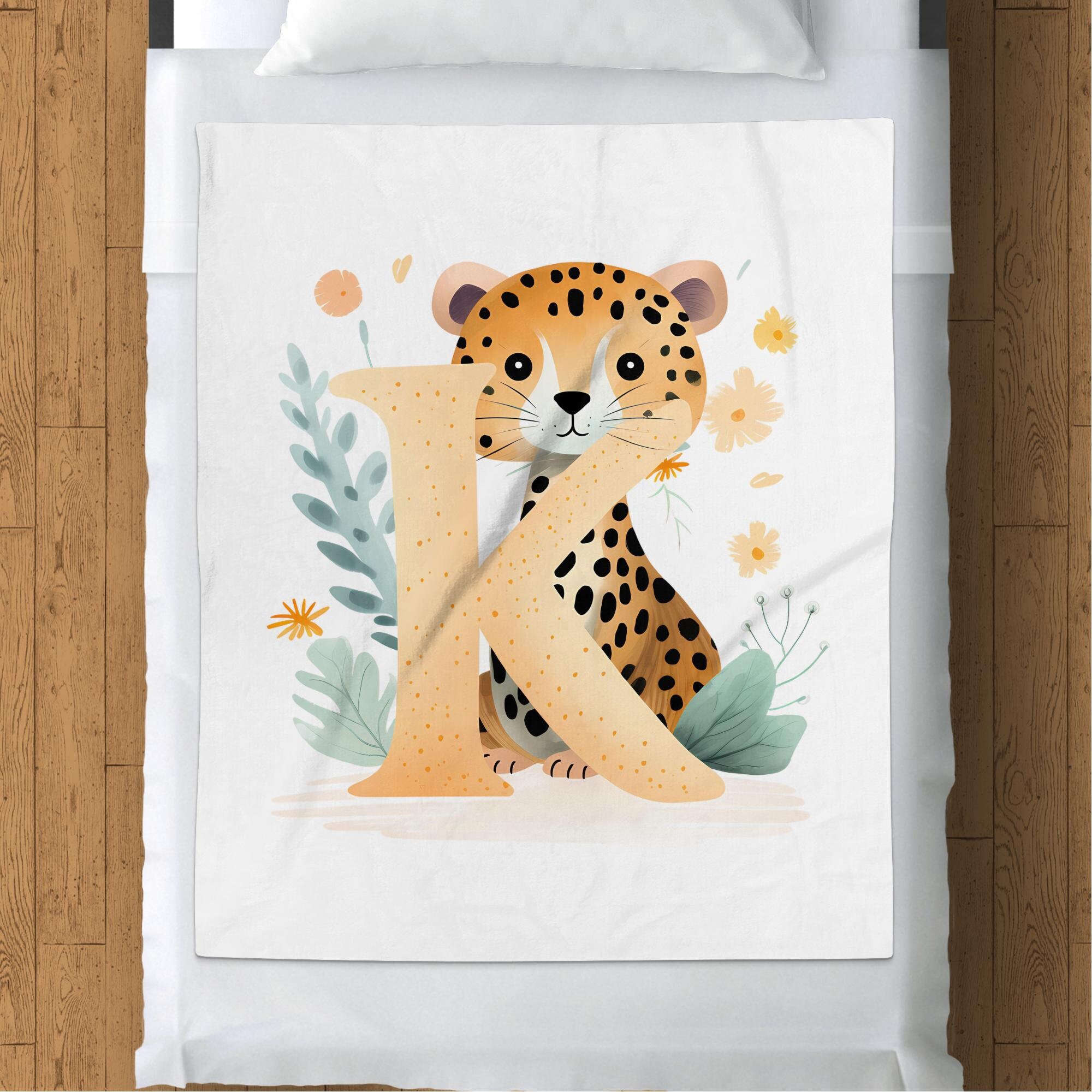 Leopard Letter K Transparent Letter Graphic Printable Art, Aesthetic ...