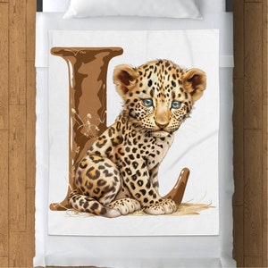 Leopard Letter L Transparent Letter Graphic Printable Art, Aesthetic ...