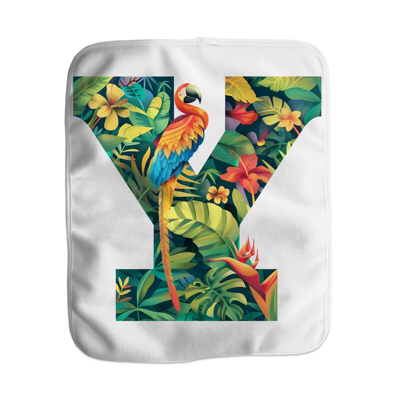 Tropical Letter Y Transparent Letter Graphic Printable Art, Aesthetic ...
