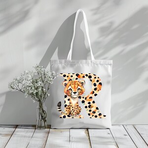 Leopard Letter R Transparent Letter Graphic Printable Art, Aesthetic ...