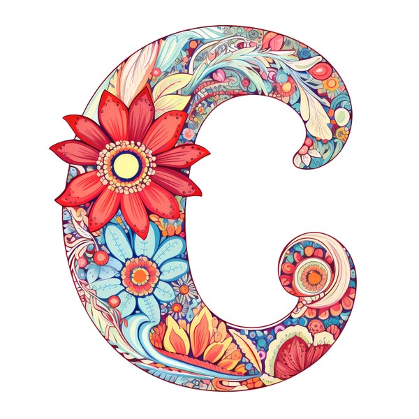 Letter C Print - Etsy