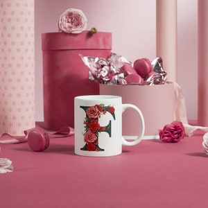 Red Roses Letter F Graphic Transparent Letter Graphic Printable Art ...