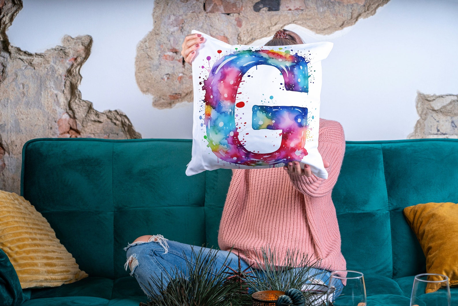 Tie Dye Letter G Graphic Transparent Letter Graphic Printable Art ...