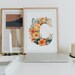 Orange Floral Letter C Graphic Transparent Letter Graphic Printable Art ...