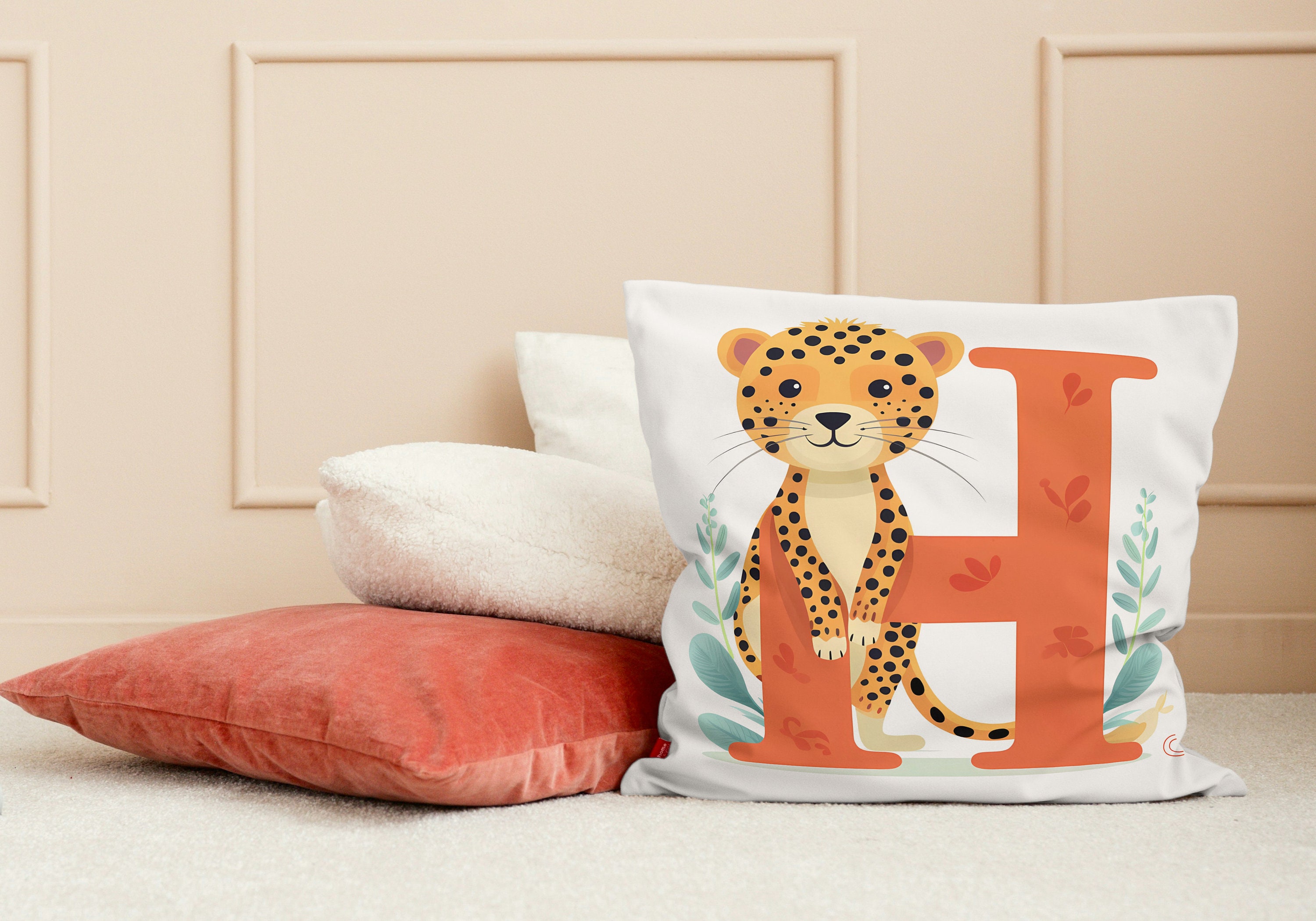 Cheetah H Graphic Transparent Letter Graphic Printable Art, Aesthetic ...