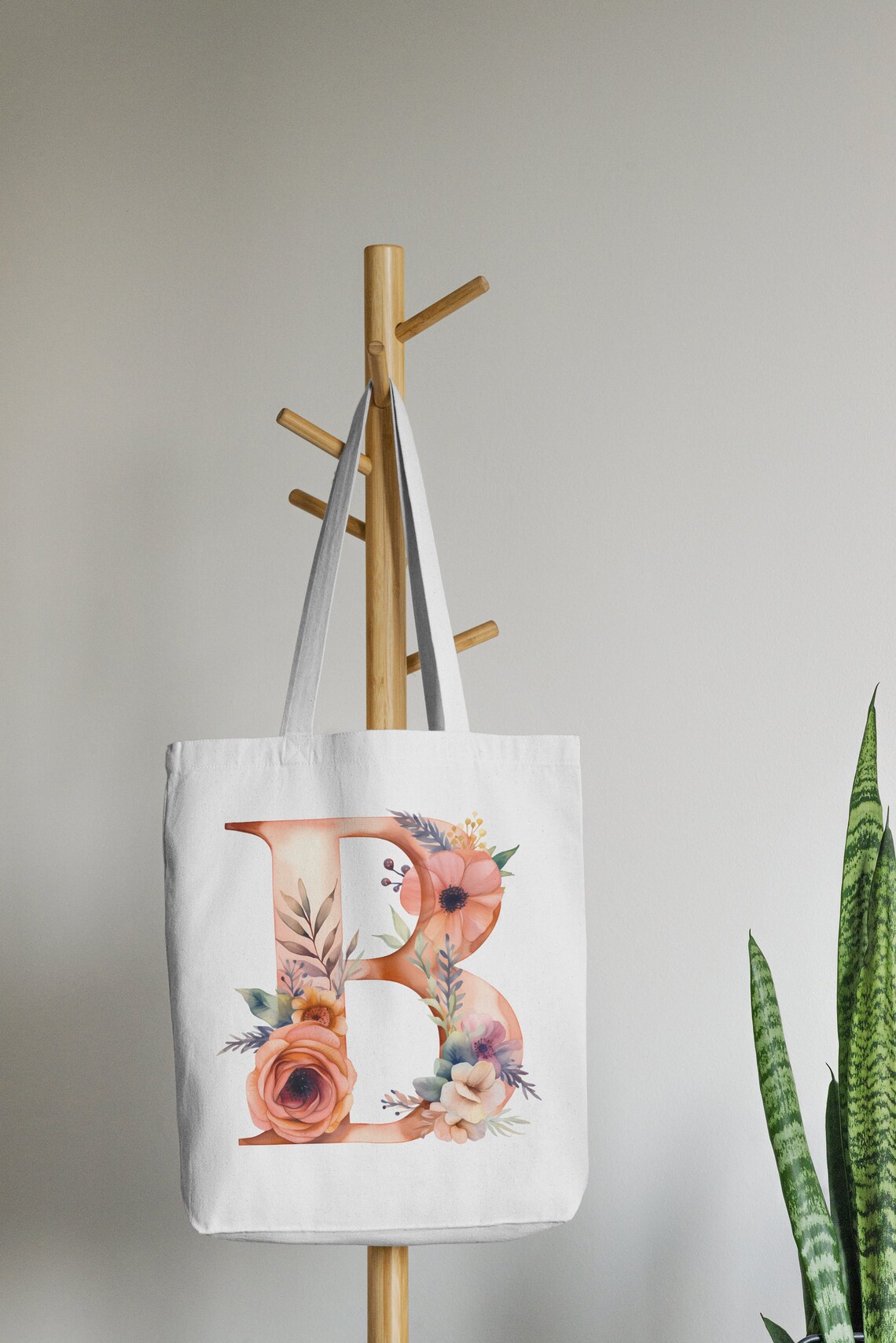 Rose Gold Floral Letter B Graphic Transparent Letter Graphic - Etsy