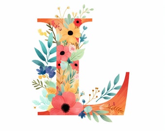 Pink Polka Dot Letter L Transparent Letter Graphic Printable Art ...