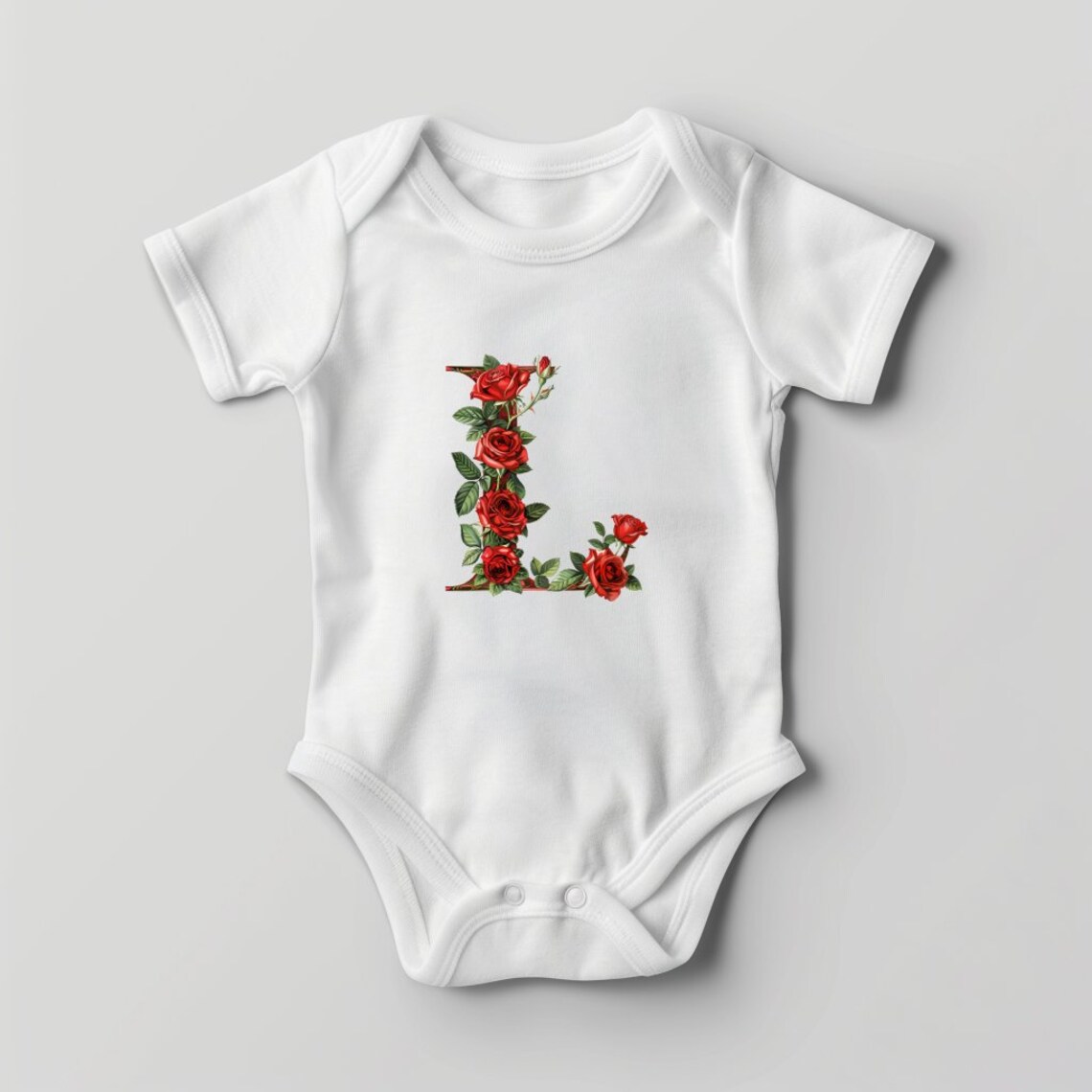 Red Roses Letter L Transparent Letter Graphic Printable Art, Aesthetic ...